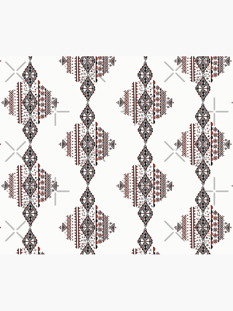 Tentures « Motif Kabyle Amazigh », par Eldjama | Redbubble