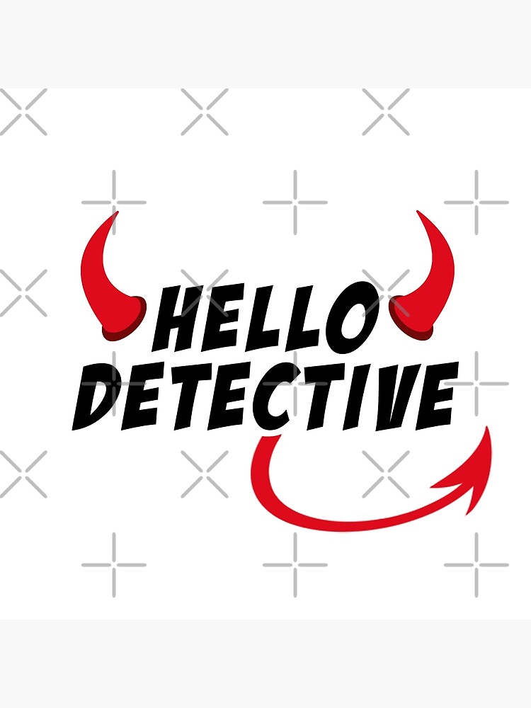 "Hello Detective / Lucifer" Framed Art Print for Sale by Qkibrat ...