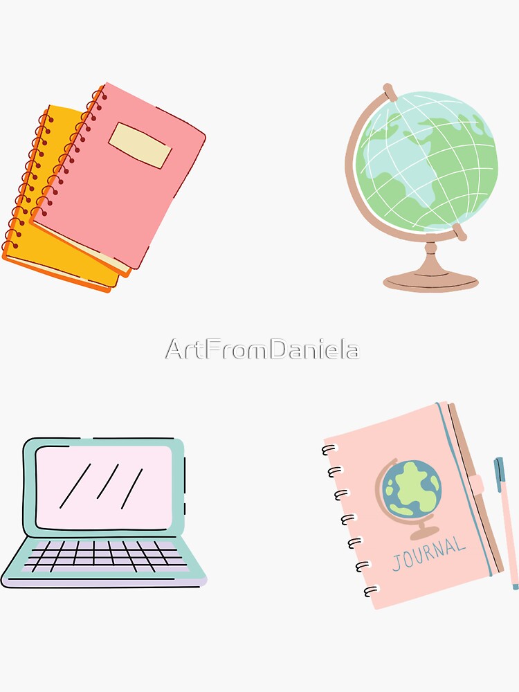"Back to school Bullet Journal Sticker Set" Sticker for Sale by ...