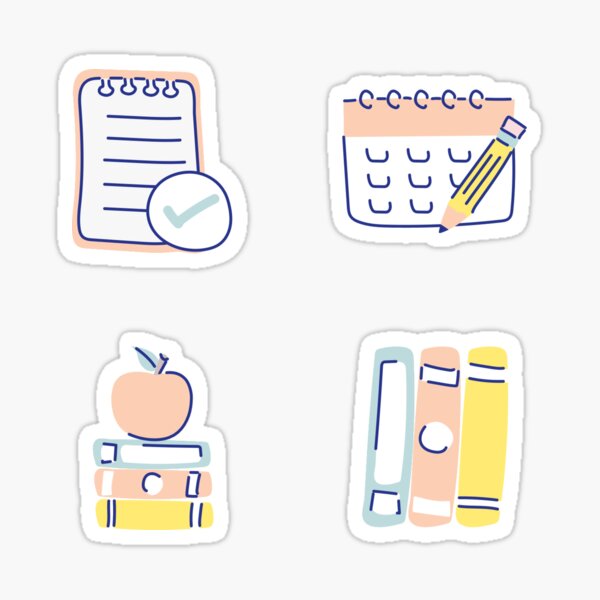"Bullet Journal Back to School Sticker Set" Sticker for Sale by ...