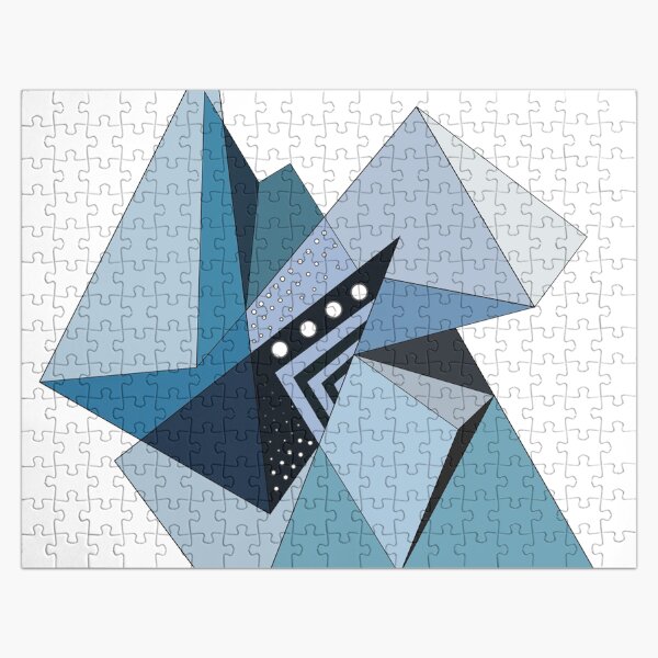 Modern Geometry Jigsaw Puzzles | Redbubble