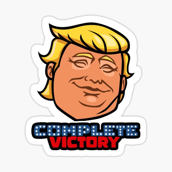 "Funny and cute Donald Trump sticker" Sticker for Sale by jonas9966 ...