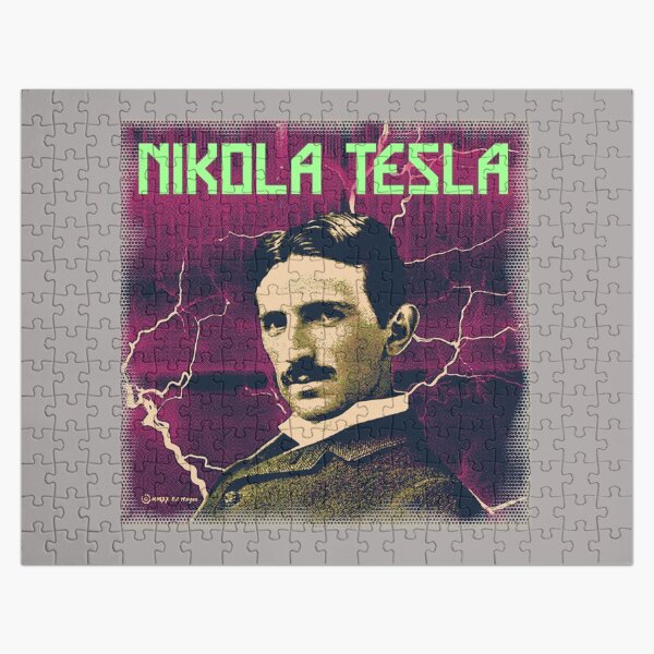 Vintage Nikola Tesla Jigsaw Puzzles | Redbubble