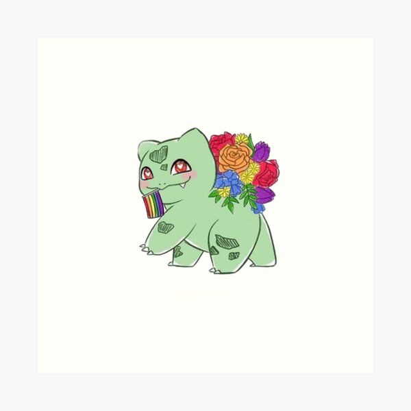 "LGBT pride Bulba" Art Print by GarfieldsLitter | Redbubble