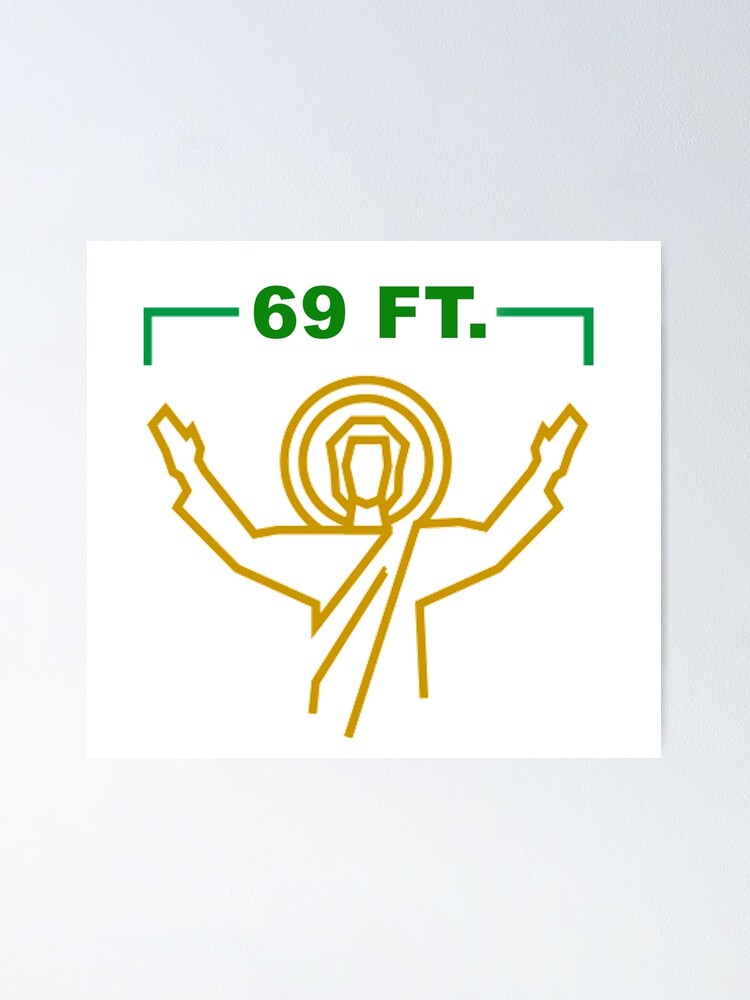 "Social Distancing - 69 Feet" Poster for Sale by em-flitt | Redbubble