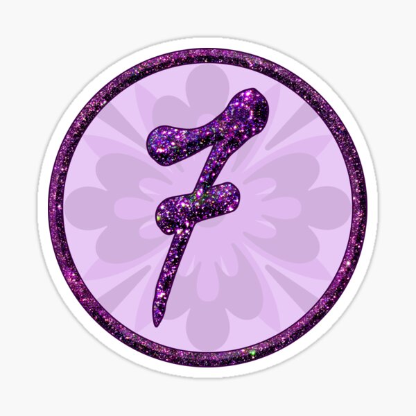 "Purple Aesthetic Number Seven 7" Sticker for Sale by GlamourChick ...