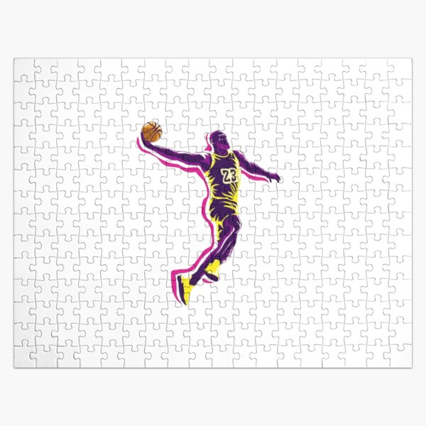 Lebron James La Lakers Jigsaw Puzzles | Redbubble