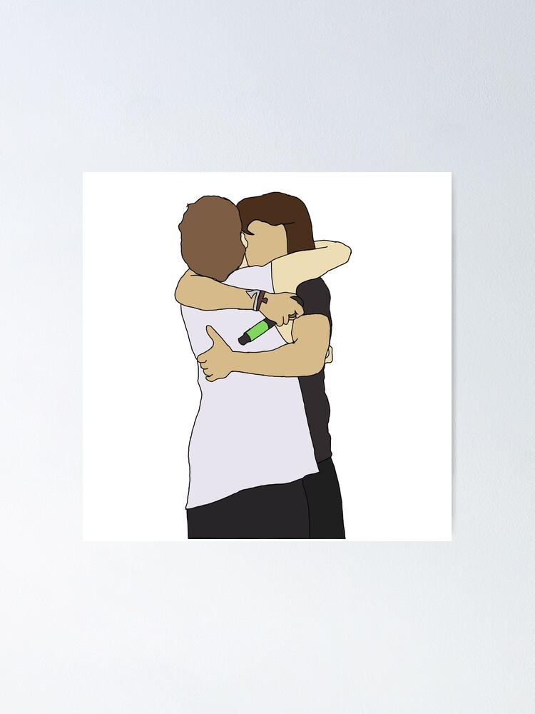 "Larry Hug" Poster by eliana08 | Redbubble