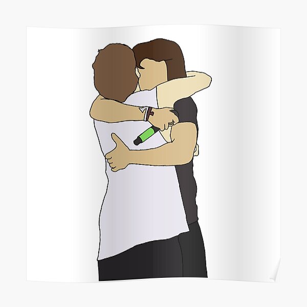 "Larry Hug" Poster by eliana08 | Redbubble