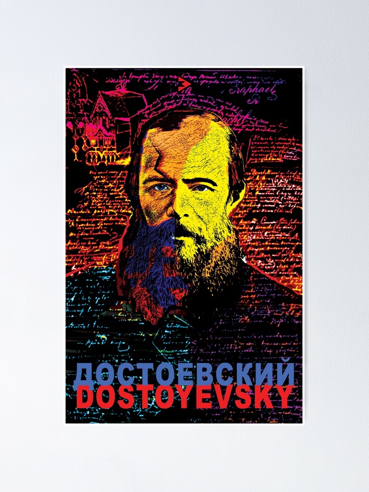 "Fyodor Mikhailovich Dostoyevsky - A Giant" Poster for Sale by ...