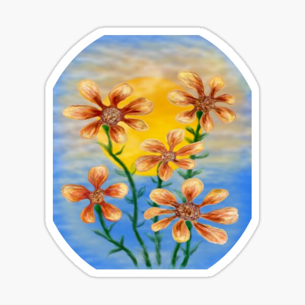 "Sunny Days" Sticker by michaelasamples | Redbubble