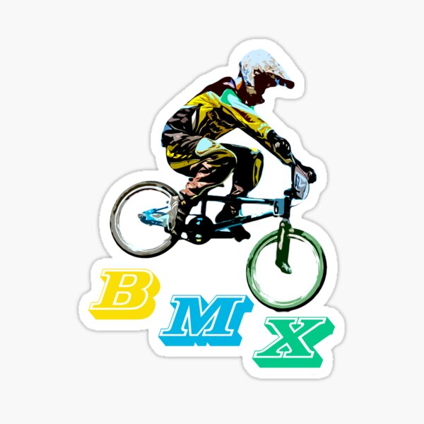 Sticker « Copie de bmx », par ricobarinas | Redbubble