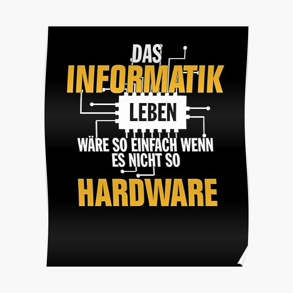 Poster: Informatiker | Redbubble