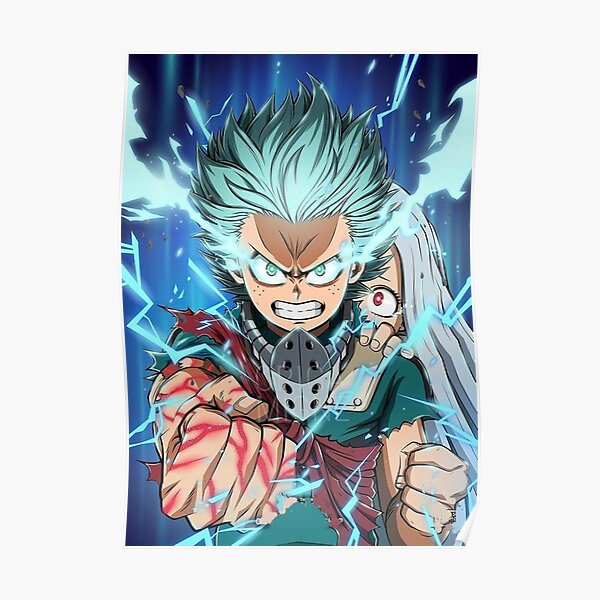 "Midoriya and Eri" Poster for Sale by Ricon-Otaku | Redbubble