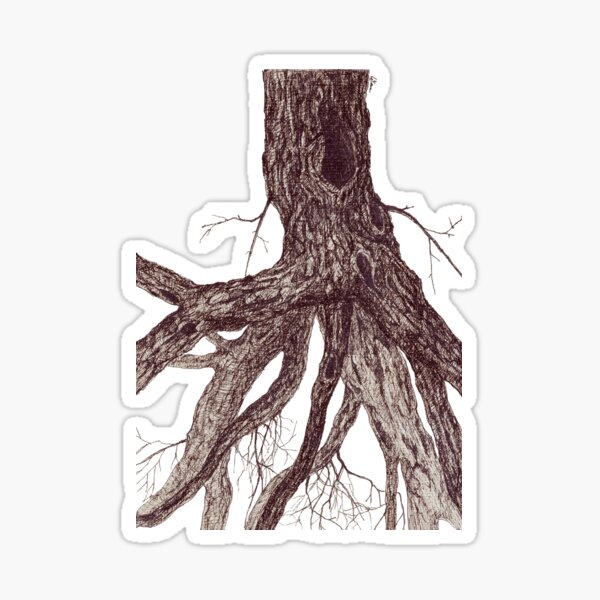 "Roots" Sticker for Sale by LittleLilacShop | Redbubble