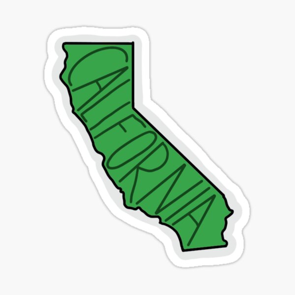 "California Outline" Sticker for Sale by sisstickers | Redbubble