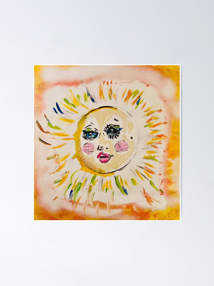 "Psychedelic sun" Poster by daisysdenim | Redbubble
