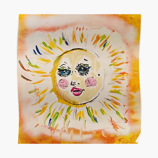 "Psychedelic sun" Poster by daisysdenim | Redbubble