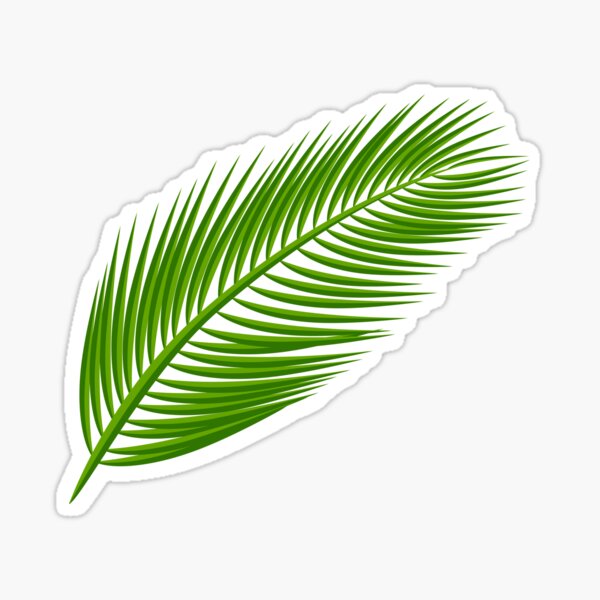 " Palm Tree Leaf" Sticker for Sale by Else1995 | Redbubble
