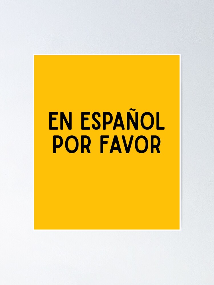 "En Español Por Favor: A Vintage Spanish Quote Design for All Spanish ...