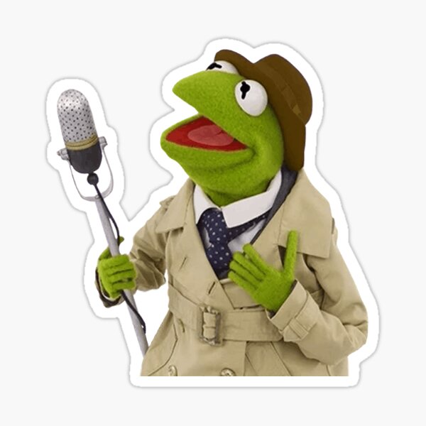 Sticker « Kermit la grenouille meme chanteur », par Omeris | Redbubble