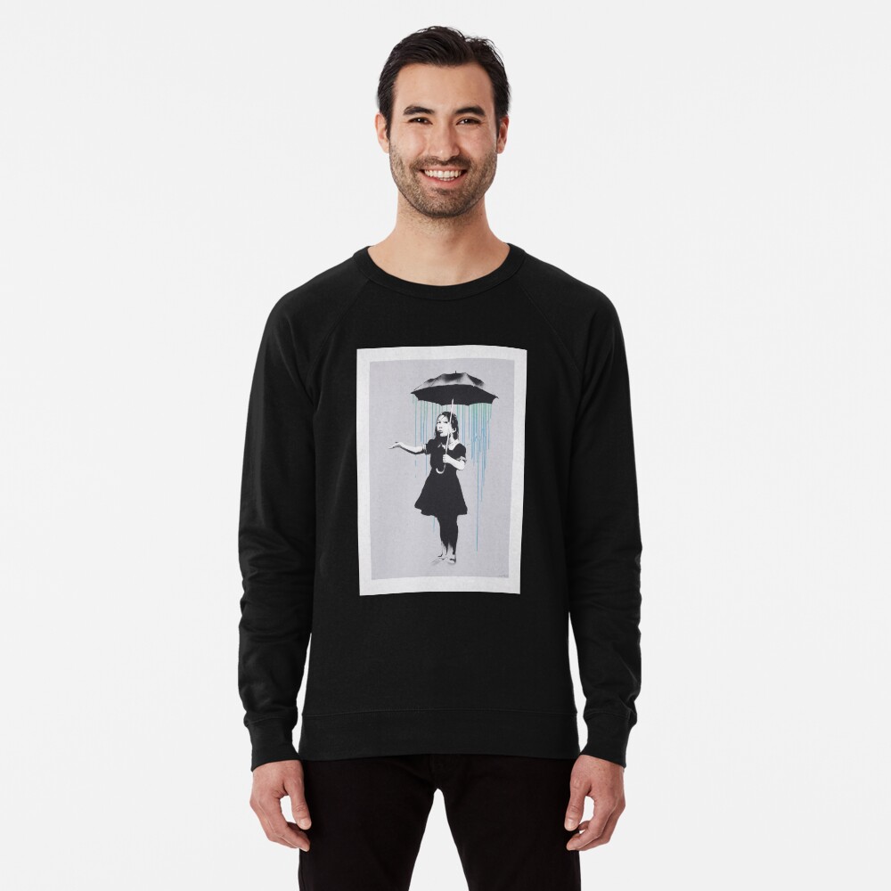 "Banksy Umbrella Girl With Rain New Orleans " Poster for Sale by WE-ARE ...