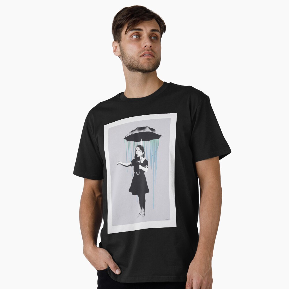 "Banksy Umbrella Girl With Rain New Orleans " Poster for Sale by WE-ARE ...