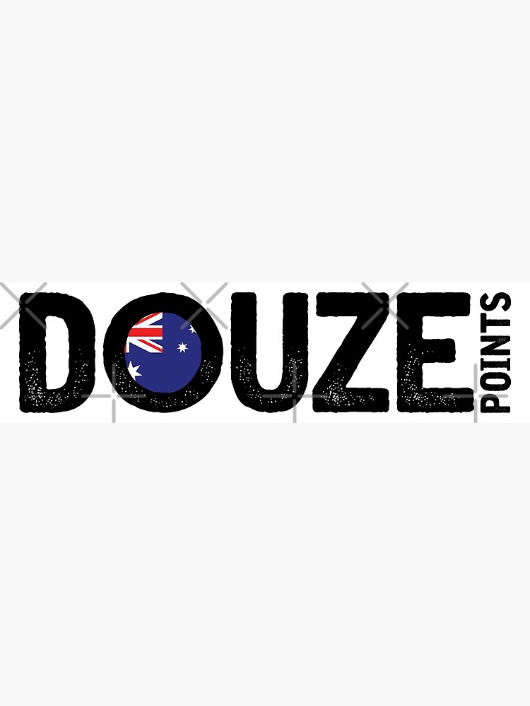 "Douze points - Australia" Poster for Sale by lazarusheart | Redbubble
