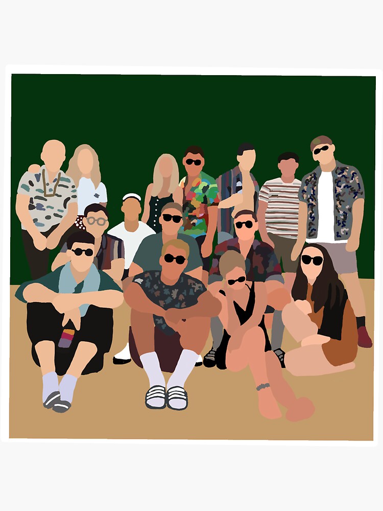 "group photo" Sticker for Sale by Printies | Redbubble