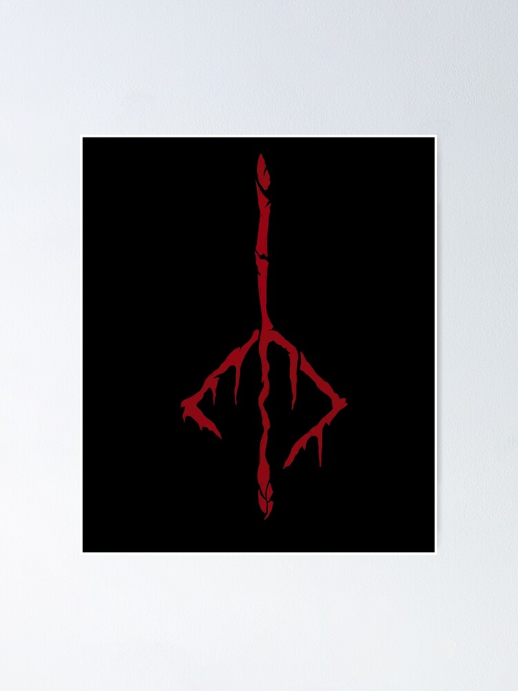 "Bloodborne hunter’s mark" Poster by Lazar3dd | Redbubble