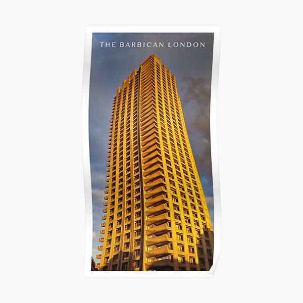 "The Barbican London" Poster by jonfun1 | Redbubble