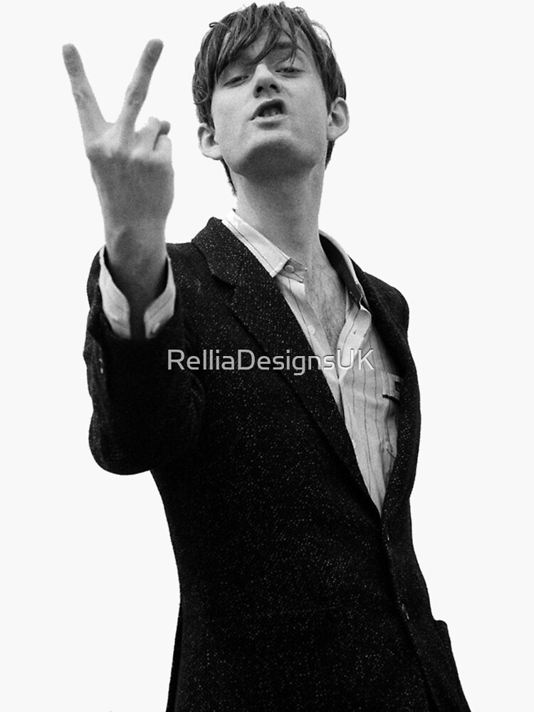 "Jarvis Cocker Classic Outline V Sign Artwork High Quality Clear ...