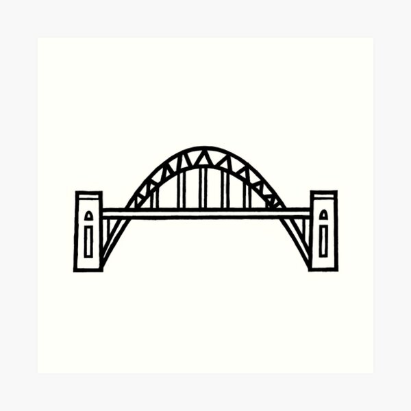 "Tyne Bridge" Art Print for Sale by ALPdesigns | Redbubble