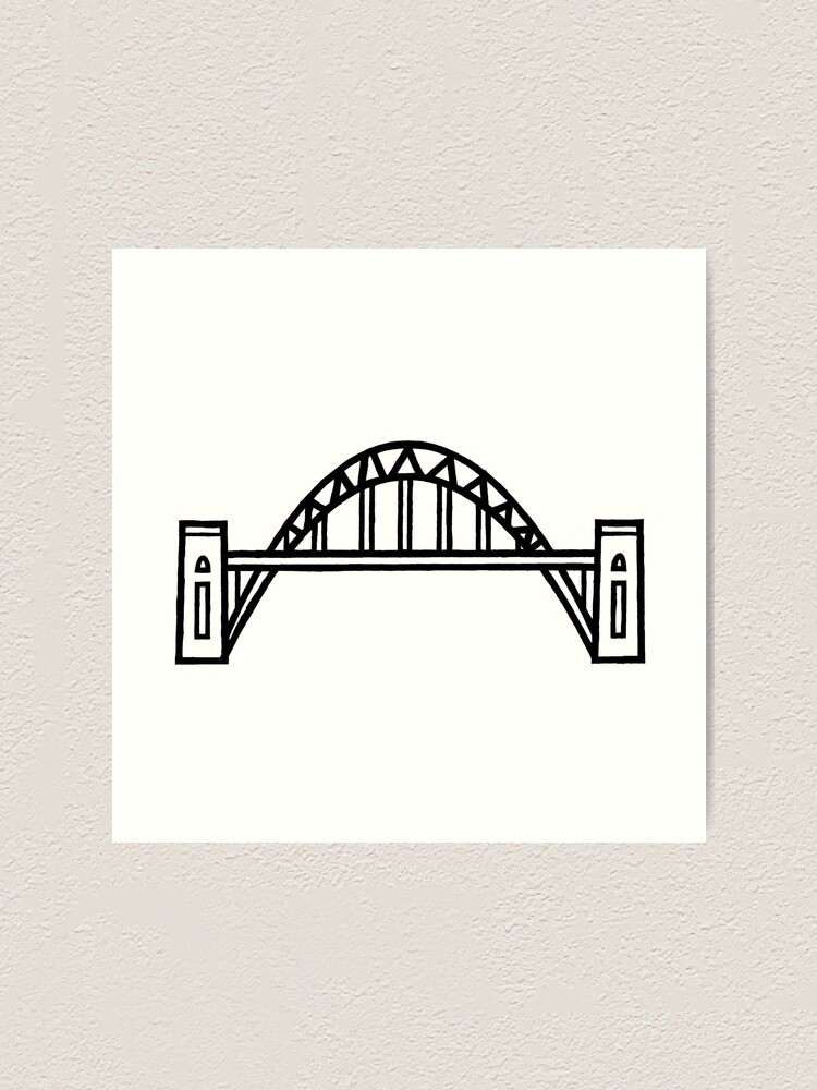 "Tyne Bridge" Art Print for Sale by ALPdesigns | Redbubble