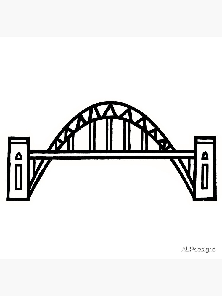 "Tyne Bridge" Art Print for Sale by ALPdesigns | Redbubble
