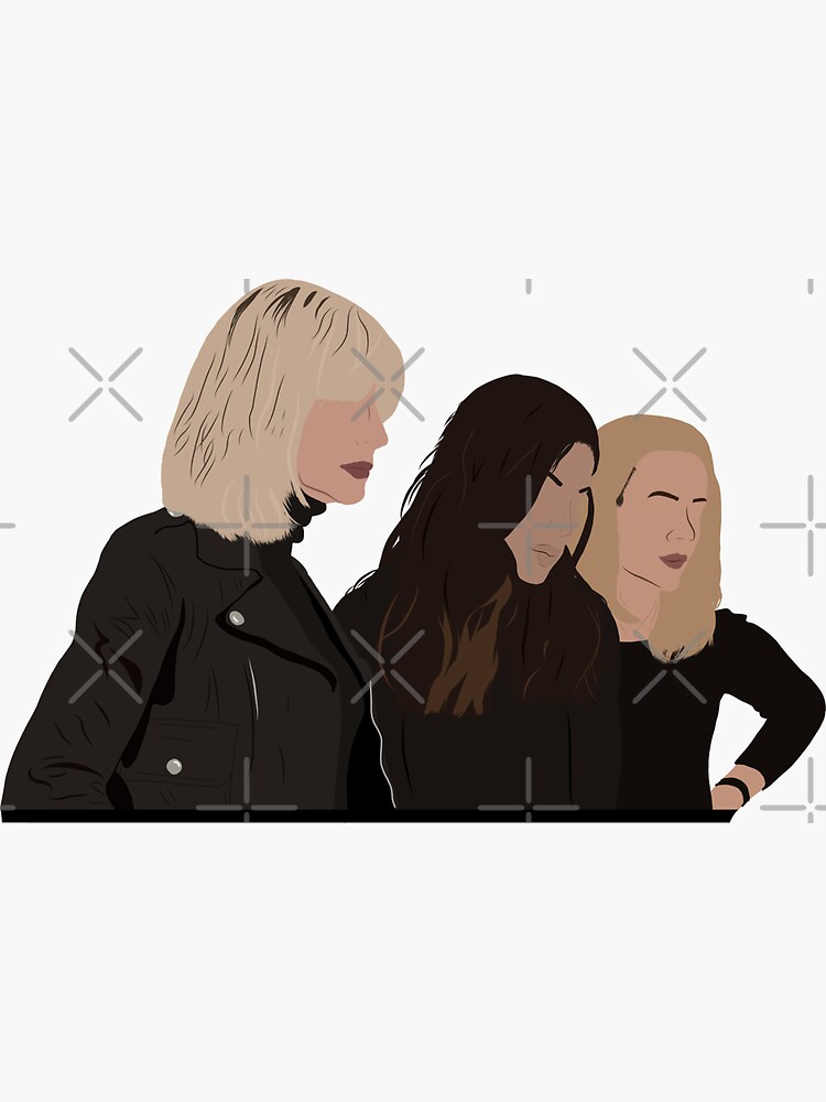 "LOU X DEBBIE X TAMMY" Sticker for Sale by theartEroom | Redbubble