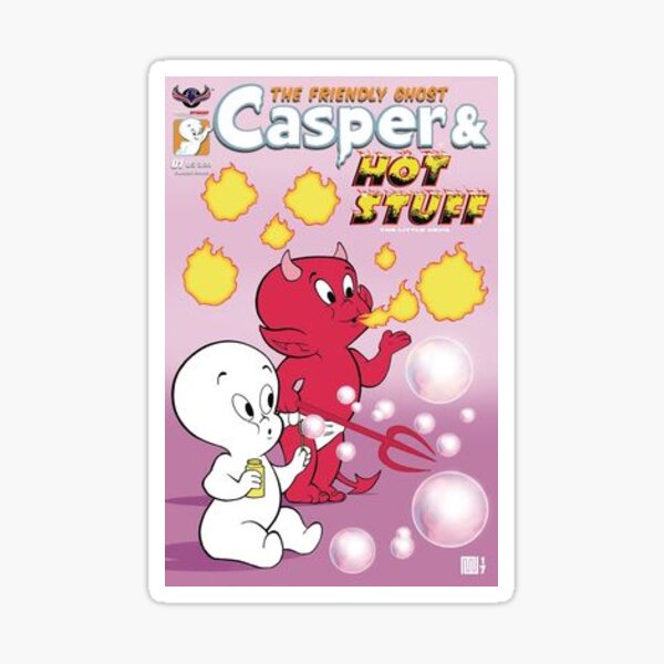 "casper the ghost" Sticker for Sale by tomhollandyea | Redbubble
