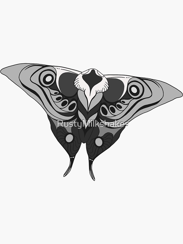"Ellie’s Moth Tattoo | The Last of Us" Sticker for Sale by ...