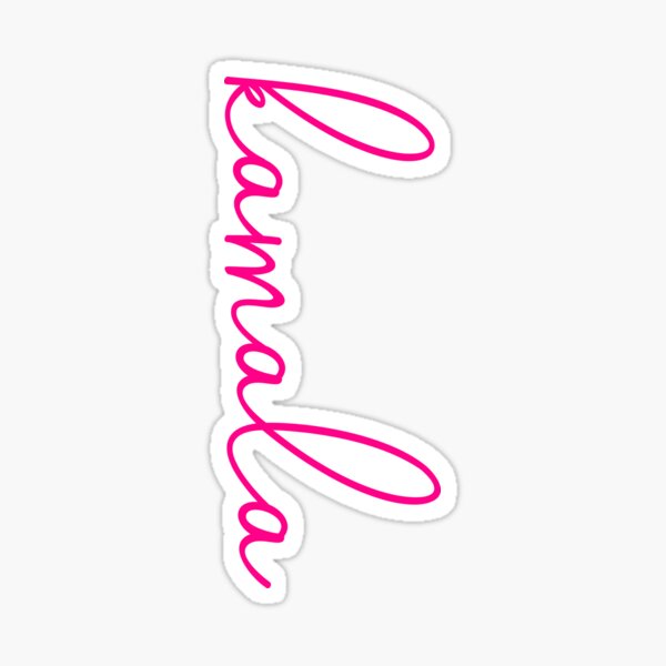 "Pink Kamala Harris" Sticker for Sale by jpjournals | Redbubble