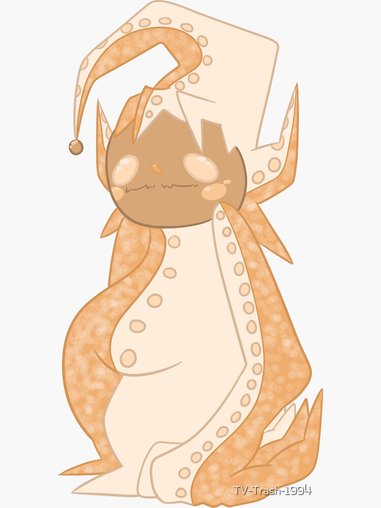 "Orange Jester." Sticker for Sale by TV-Trash-1994 | Redbubble