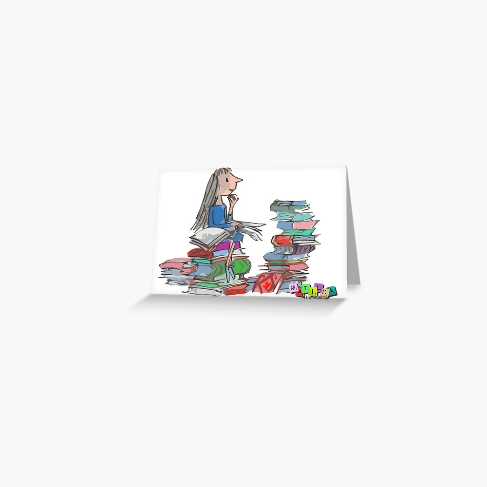 "Matilda Wormwood" Greeting Card for Sale by matildaismagic | Redbubble