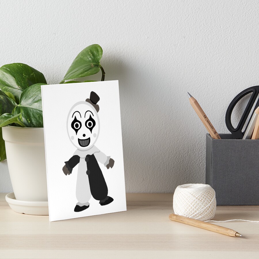 "Chibi Art the Clown Terrifier All Hallow's Eve" Art Board Print for ...