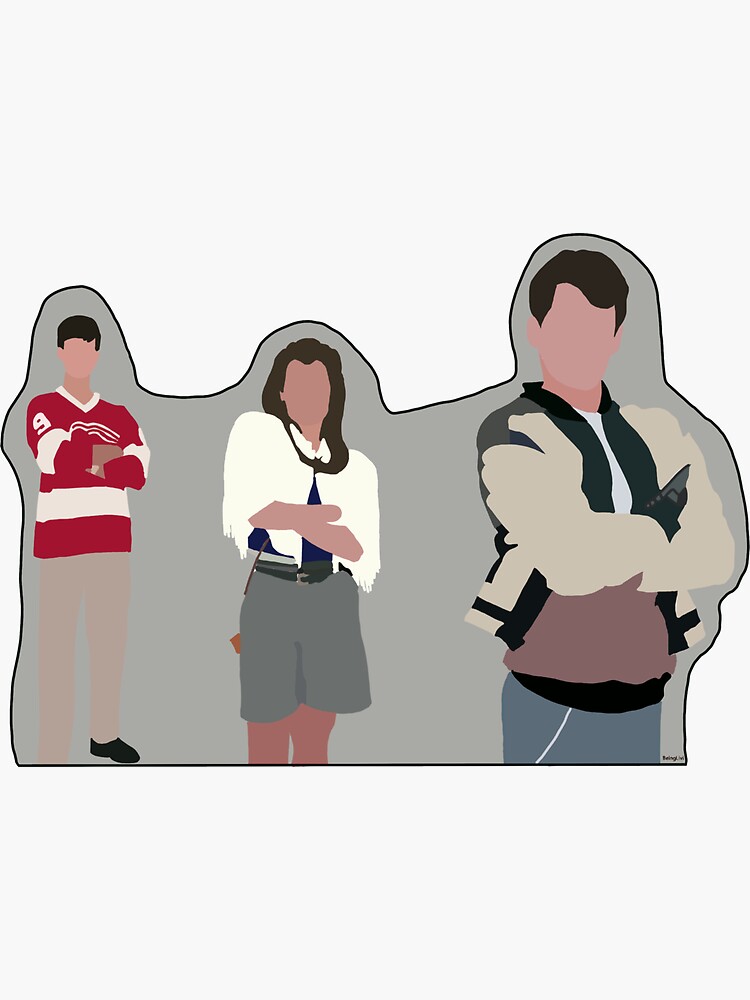 "Ferris Bueller's Day Off" Sticker for Sale by beinglivi | Redbubble
