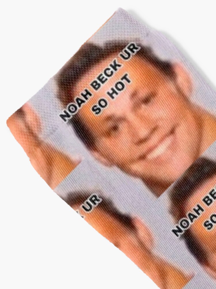 "noah beck ur so hot" Socks by andreaaml | Redbubble