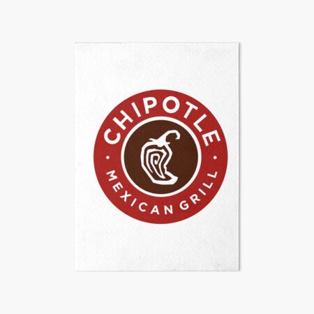 "Drawn Chipolte Logo" Art Board Print for Sale by emmy107 | Redbubble
