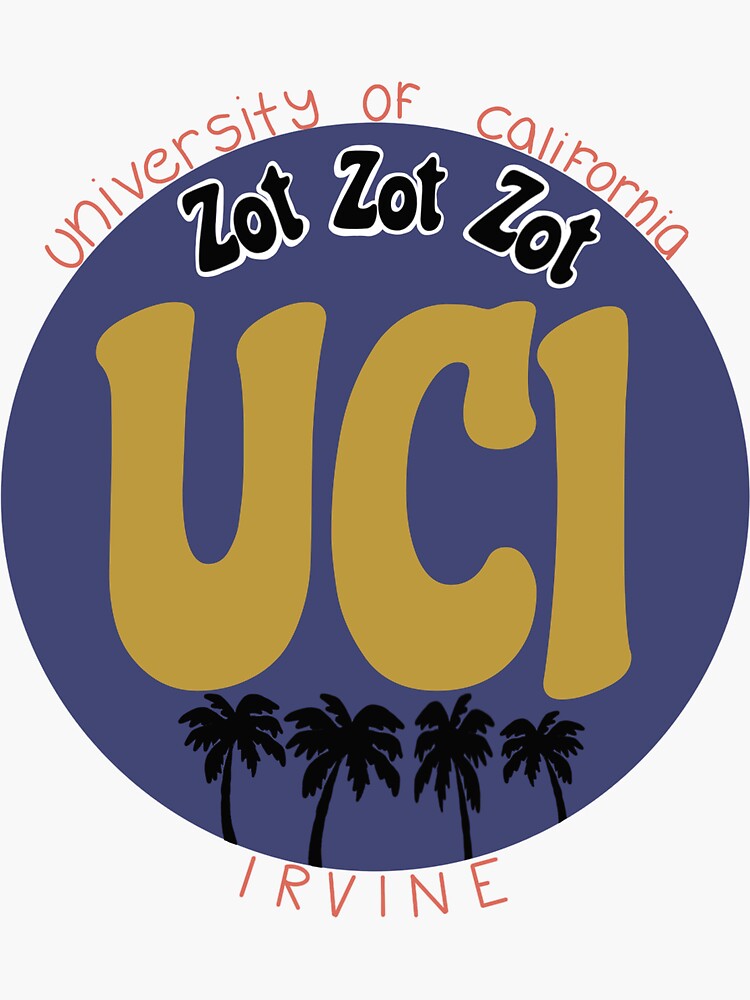"UC Irvine" Sticker for Sale by claire-schad | Redbubble