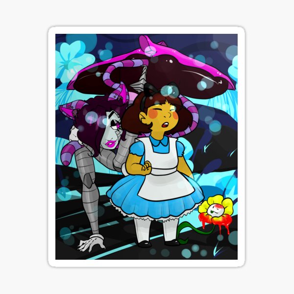 "Undertale - Frisk in Wonderland" Sticker for Sale by bailey1rox ...
