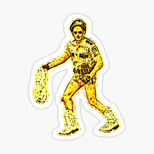 "New boot goofin glowing effect" Sticker by HeckYeaDesigns | Redbubble