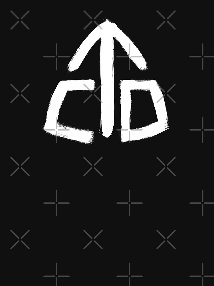 "Continental Divide Trail White Painted Blaze CDT Symbol" T-shirt by ...