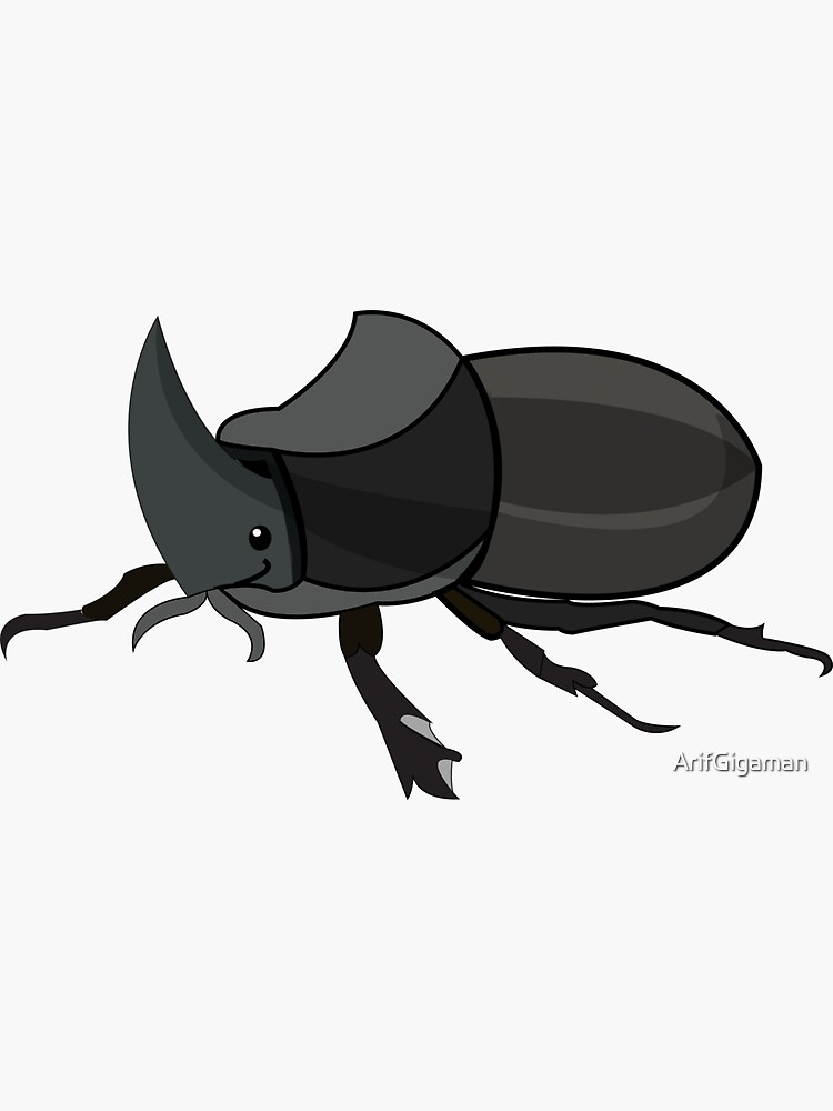 " Beetle Chibi" Sticker for Sale by ArifGigaman | Redbubble